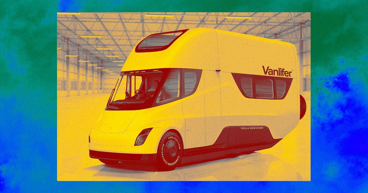 Startup Transforms Tesla Semi into Beautiful Motorhome Concept